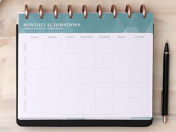 Get Started with Monthly Automations – inkWELL Press