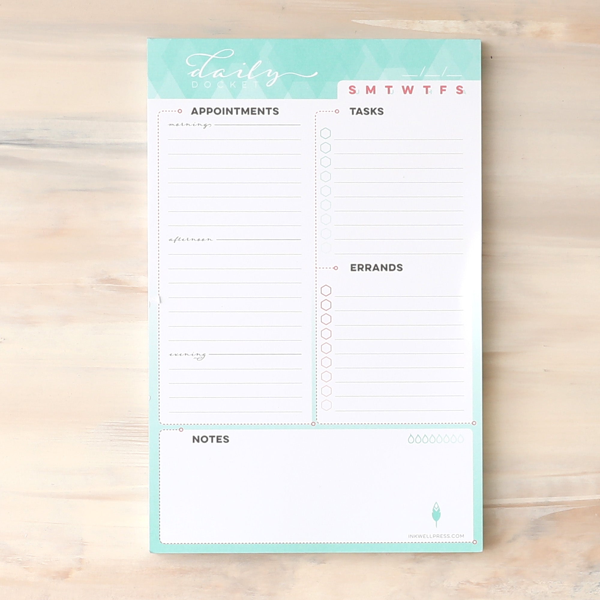 Organizational Notepad for Women to Help Streamline Your Day – inkWELL ...